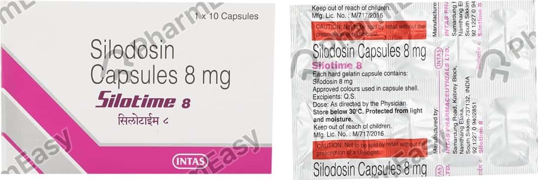 Silotime 8 MG Capsule (10): Uses, Side Effects, Price & Dosage | PharmEasy