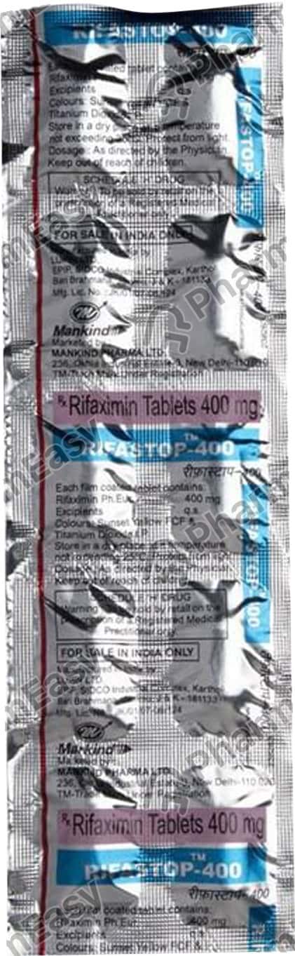 Rifastop 400 MG Tablet (10): Uses, Side Effects, Price & Dosage | PharmEasy