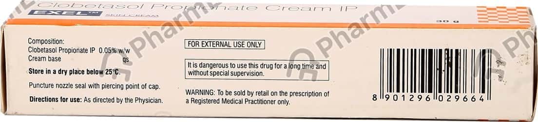 Exel 0.05 % Cream (30): Uses, Side Effects, Price & Dosage | PharmEasy