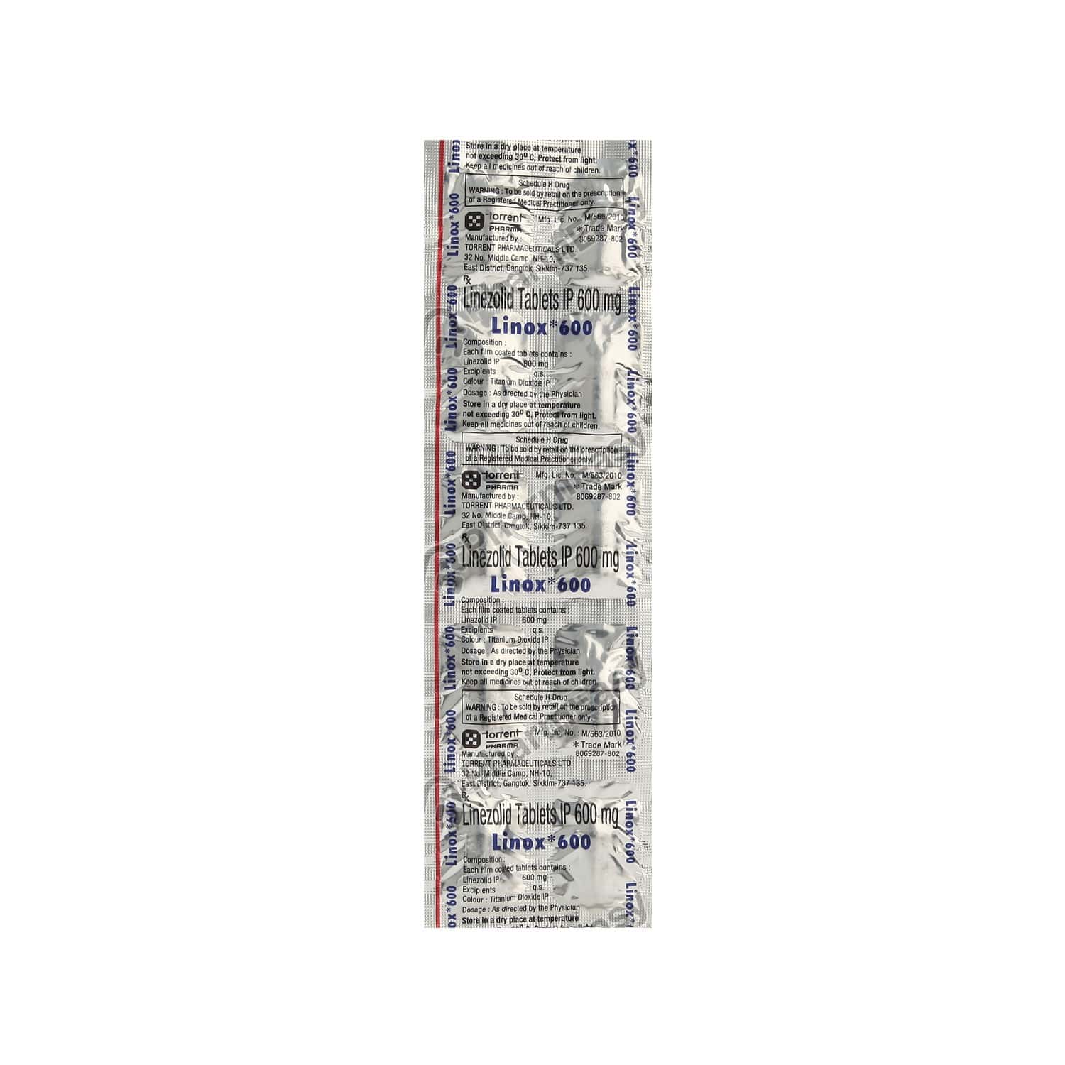 Buy Linox 600 MG Tablet (10) Online at Flat 18% OFF* | PharmEasy