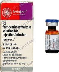 Buy Ferinject 50 MG Solution For Injection (2) Online at Flat 15% OFF ...