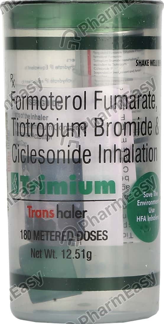 Buy Trimium Packet Of 180md Transhaler Online at Flat 15% OFF | PharmEasy
