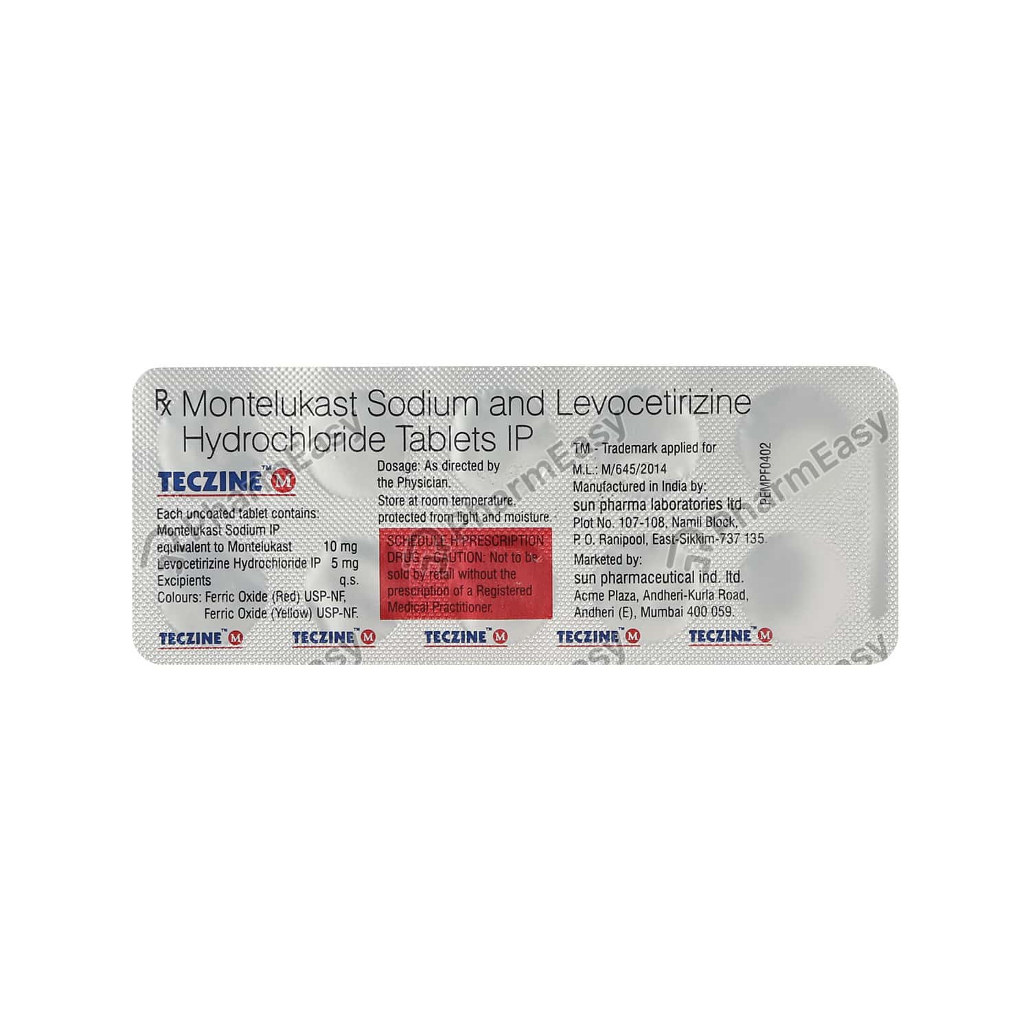 Teczine M Tablet - Uses, Side Effects, Dosage, Composition & Price ...