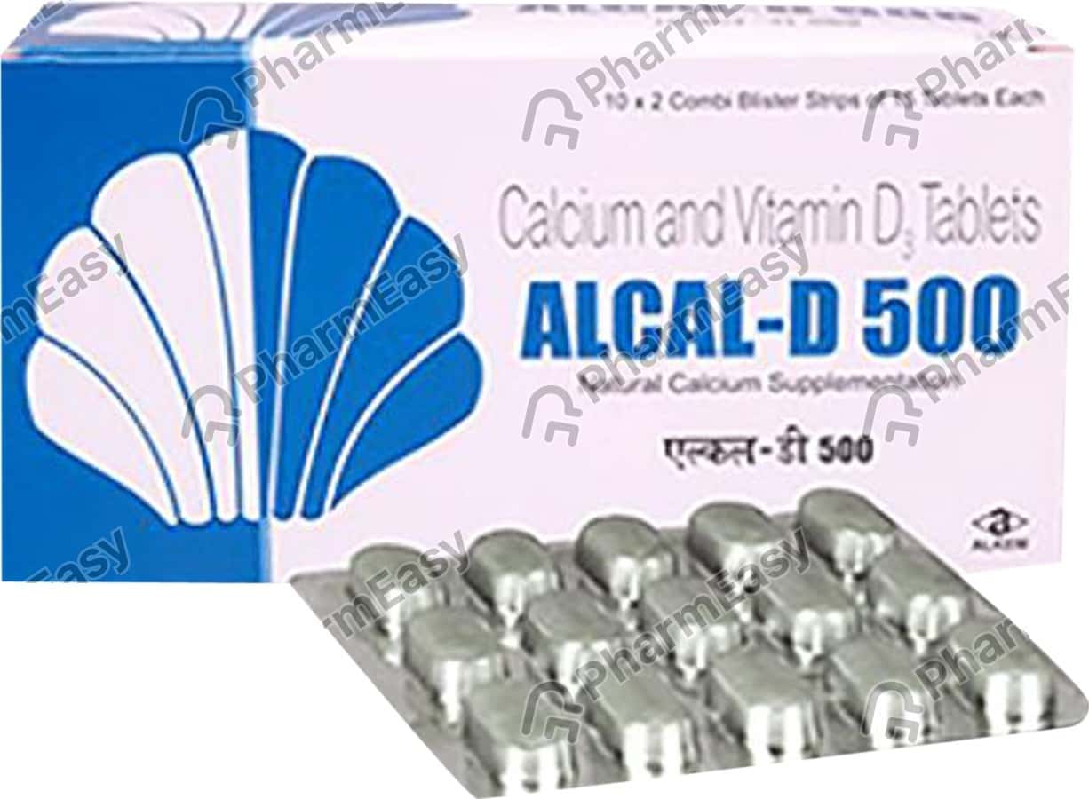Alcal D 500mg Strip Of 15 Tablets - Uses, Side Effects, Dosage ...