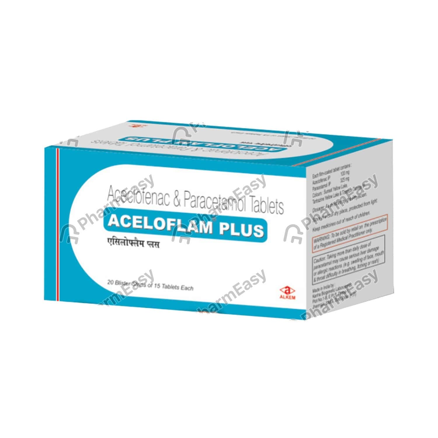 Aceloflam Plus Strip Of 10 Tablets - Uses, Side Effects, Dosage ...