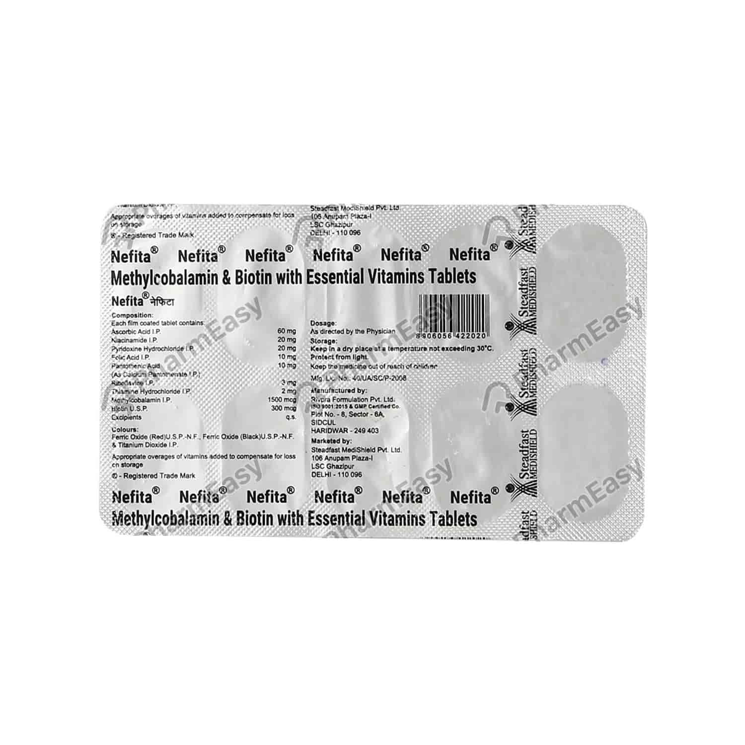 Buy Nefita Tab Online at Flat 18% OFF* | PharmEasy