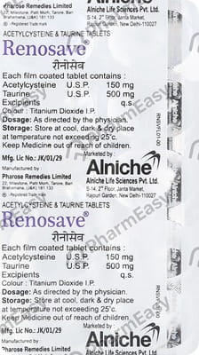 Renosave Strip Of 10 Tablets: Uses, Side Effects, Price & Dosage ...
