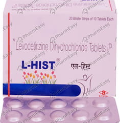 L Hist 5 MG Tablet (10): Uses, Side Effects, Price & Dosage | PharmEasy