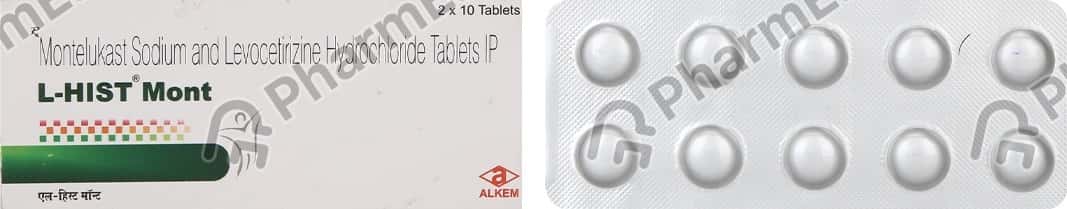 L Hist Mont Strip Of 10 Tablets: Uses, Side Effects, Price, Dosage ...