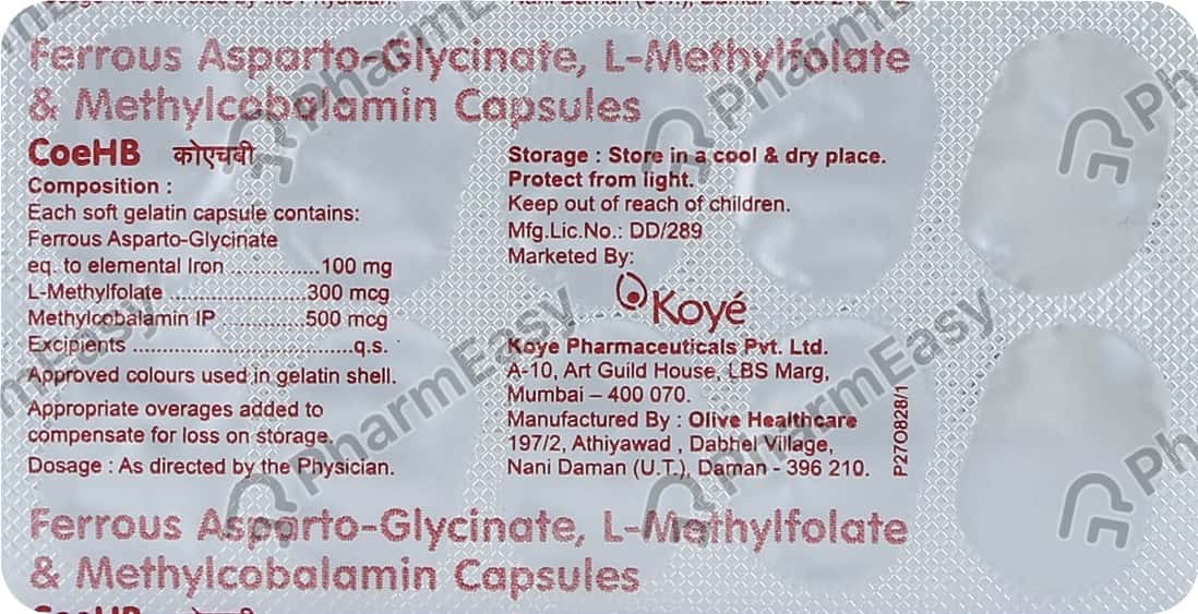 Buy Coehb Capsule Online at Flat 15% OFF | PharmEasy