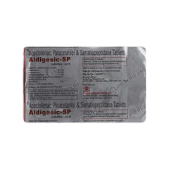 Aldigesic Sp Tablet - Uses, Side Effects, Dosage, Composition & Price ...
