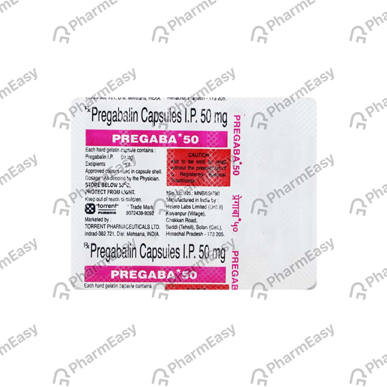 P Gaba 50 MG Capsule (10): Uses, Side Effects, Price & Dosage | PharmEasy