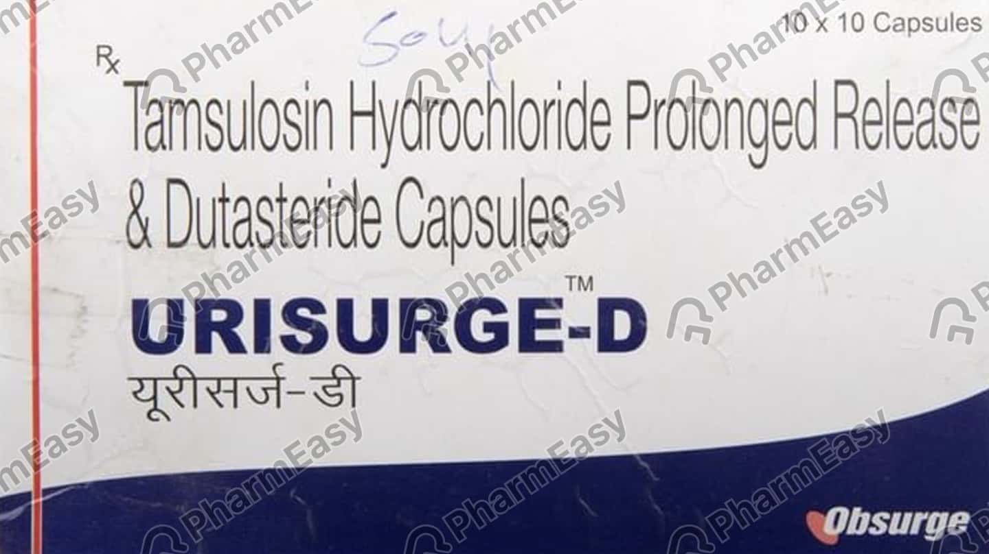 Urisurge D Strip Of 10 Capsules: Uses, Side Effects, Price & Dosage ...