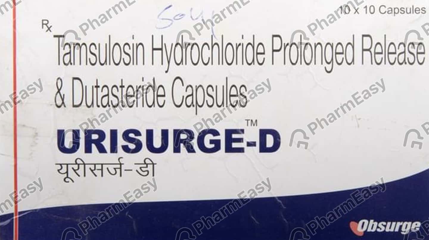 Urisurge D Strip Of 10 Capsules: Uses, Side Effects, Price & Dosage ...