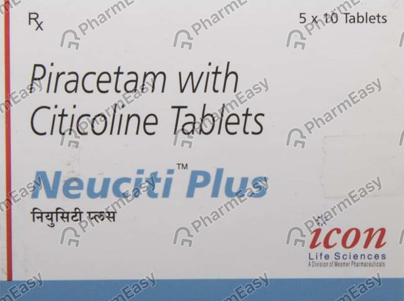 Neuciti Plus Strip Of 10 Tablets: Uses, Side Effects, Price & Dosage ...