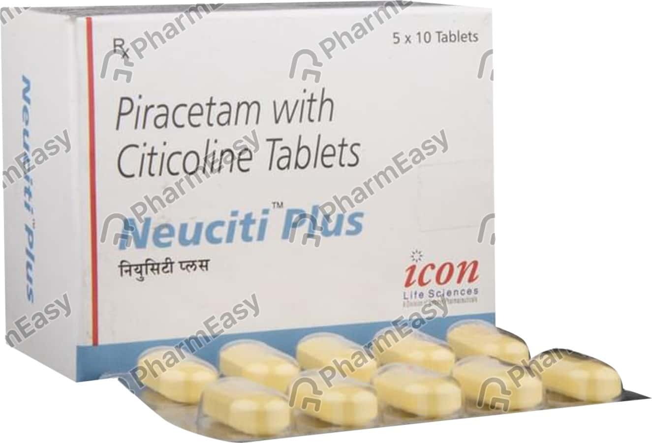 Neuciti Plus Strip Of 10 Tablets: Uses, Side Effects, Price & Dosage ...