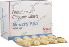 Neuciti Plus Strip Of 10 Tablets: Uses, Side Effects, Price & Dosage ...