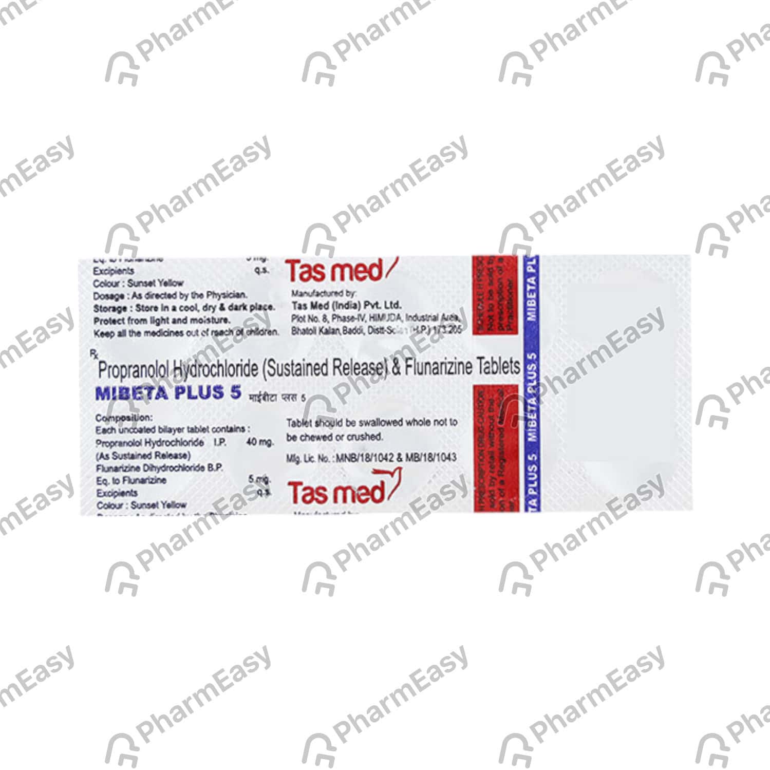 Mibeta Plus 5mg Strip Of 10 Tablets: Uses, Side Effects, Price & Dosage ...
