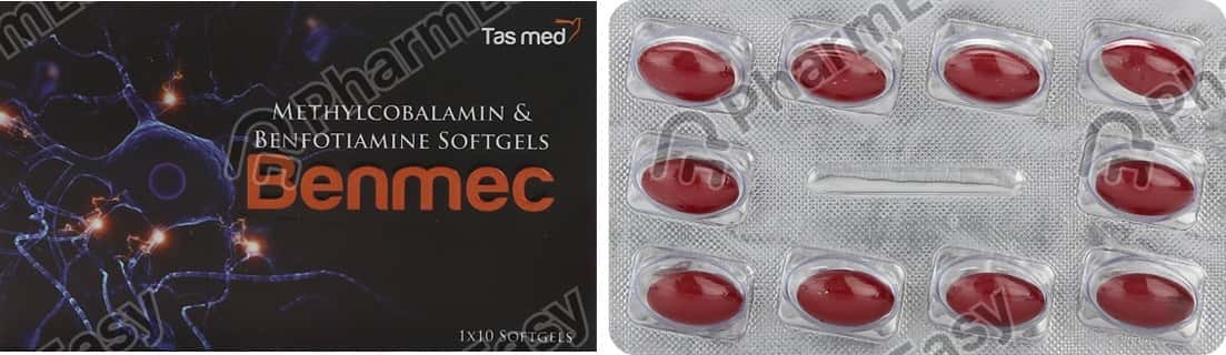 Buy Benmec Strip Of 10 Capsules Online at Flat 15% OFF | PharmEasy