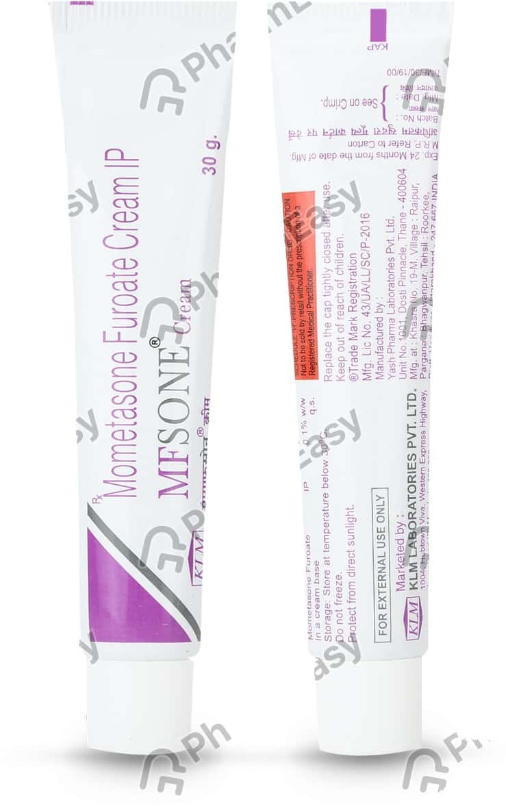Mfsone 0.1 % Cream (30): Uses, Side Effects, Price & Dosage | PharmEasy