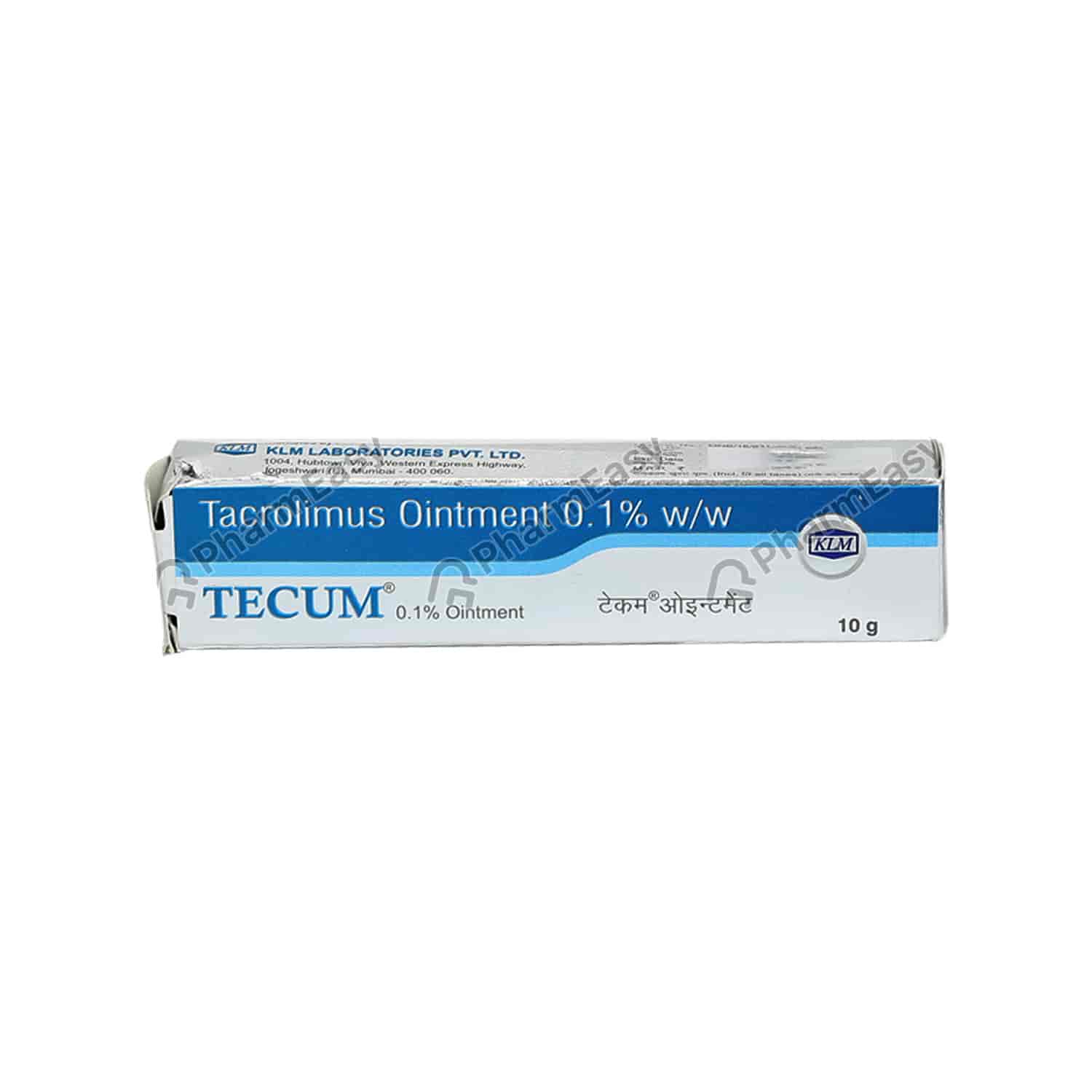 Buy Tecum 0.1% Oint 10gm Online at Flat 18% OFF* | PharmEasy