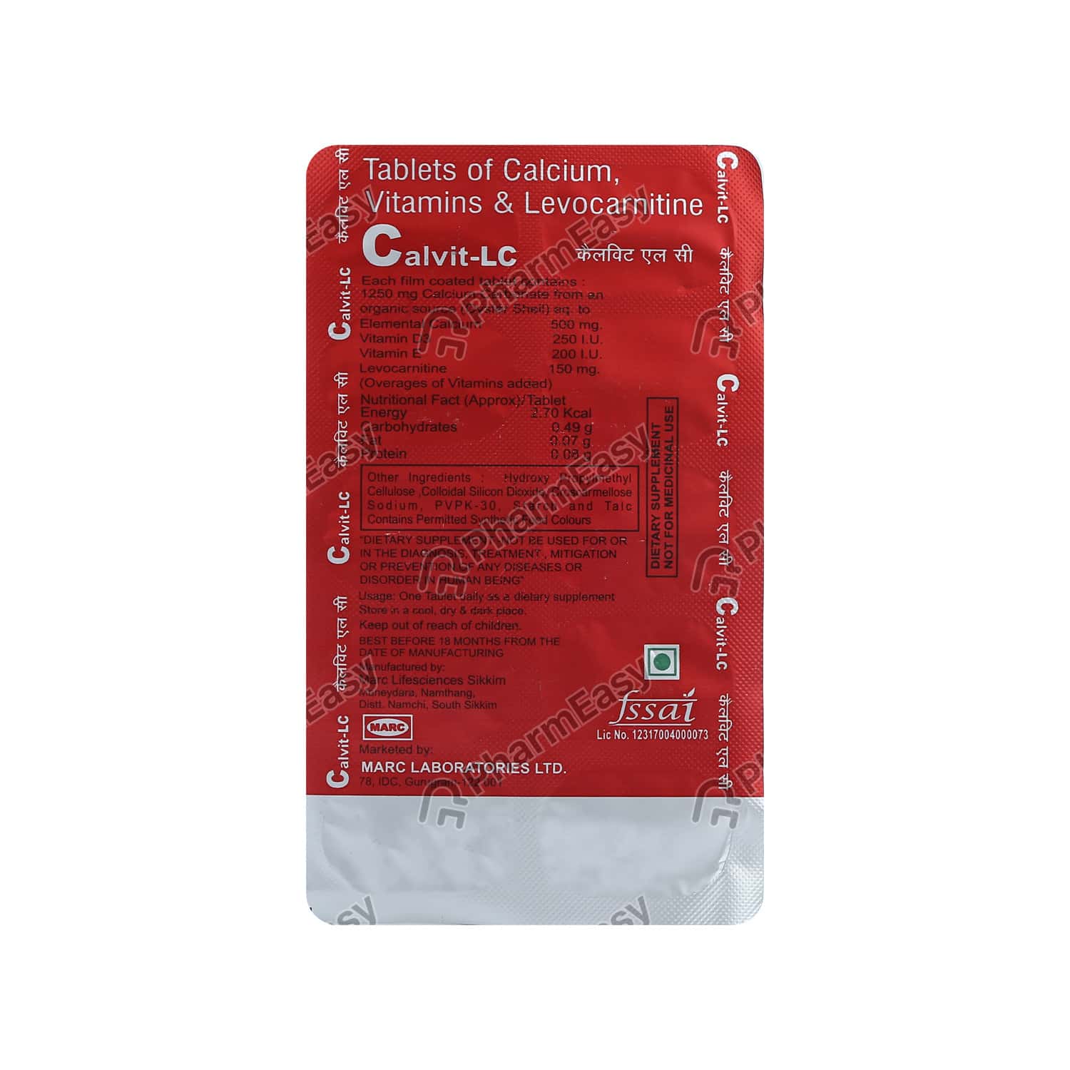 Buy Calvit Lc Tablet (10) Online at Flat 18% OFF* | PharmEasy