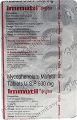 Immutil 500 MG Tablet (10): Uses, Side Effects, Price & Dosage | PharmEasy
