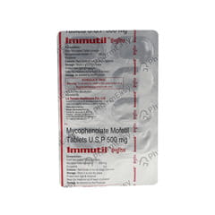 Buy Immutil 500 MG Tablet (10) Online at Flat 18% OFF* | PharmEasy