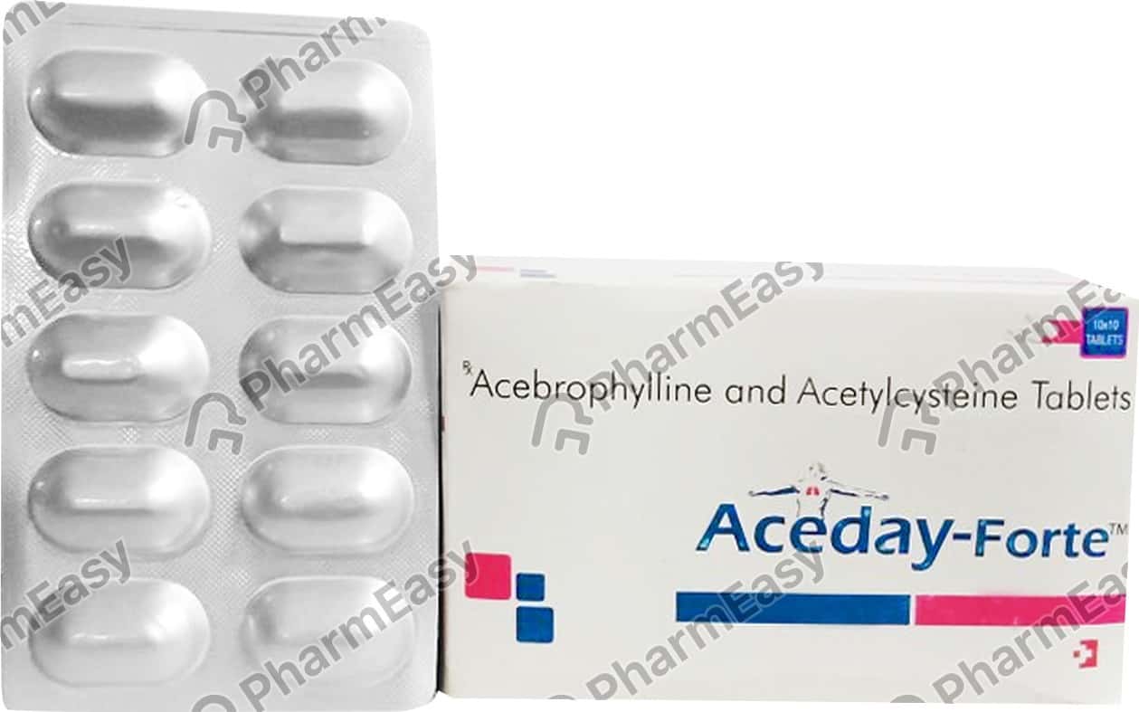 Buy Aceday Forte Tablet (10) Online & Save Up to 24% at PharmEasy