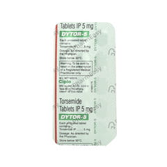 Dytor 5 MG Tablet (15) - Uses, Side Effects, Dosage, Composition ...