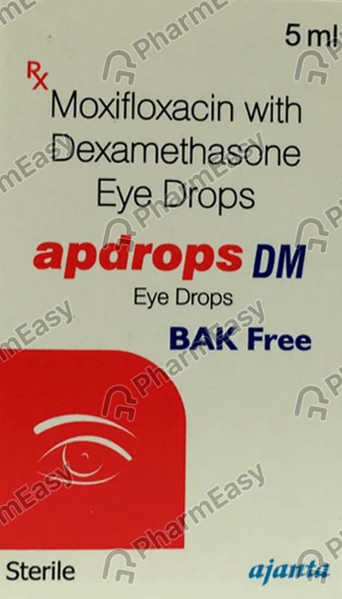 Apdrops Dm Bottle Of 5ml Eye Drops: Uses, Side Effects, Price & Dosage ...