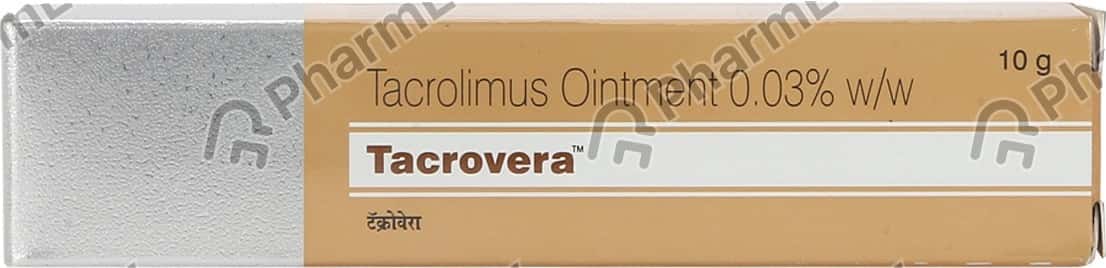 Tacrovera 0.03 %W/W Ointment (10): Uses, Side Effects, Price & Dosage ...