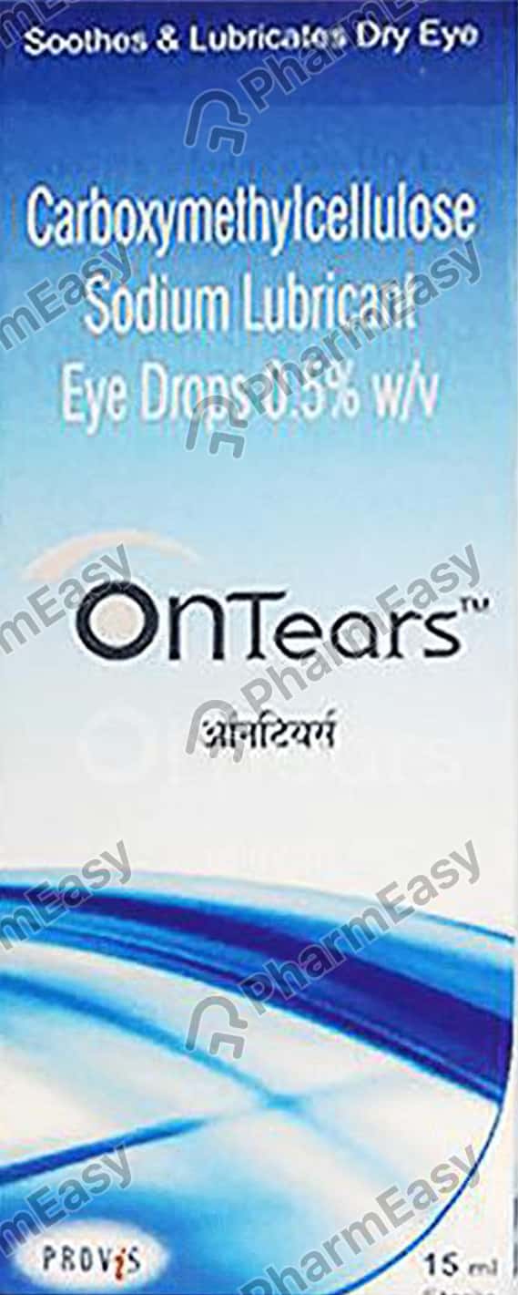 On Tears 5 MG/ML Eye Drop (15): Uses, Side Effects, Price & Dosage ...
