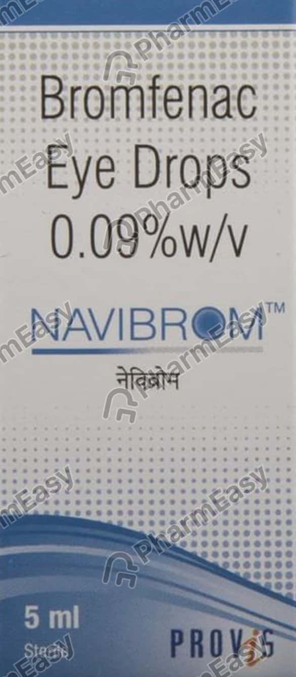 Navibrom 0.09 % Eye Drop (5): Uses, Side Effects, Price & Dosage ...