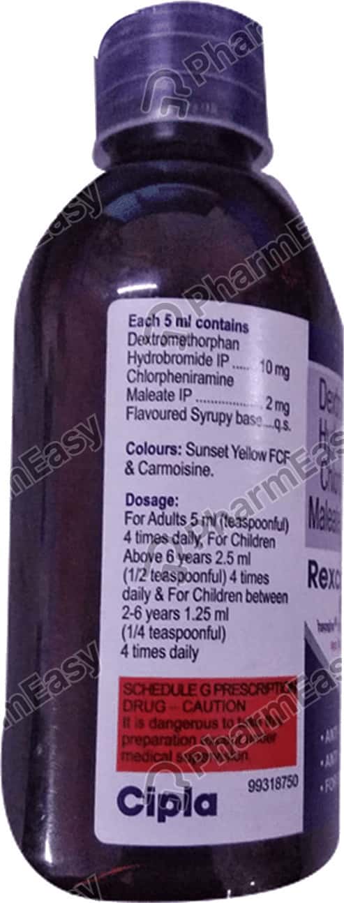 Buy Rexon Syrup (100) Online at Flat 15% OFF | PharmEasy