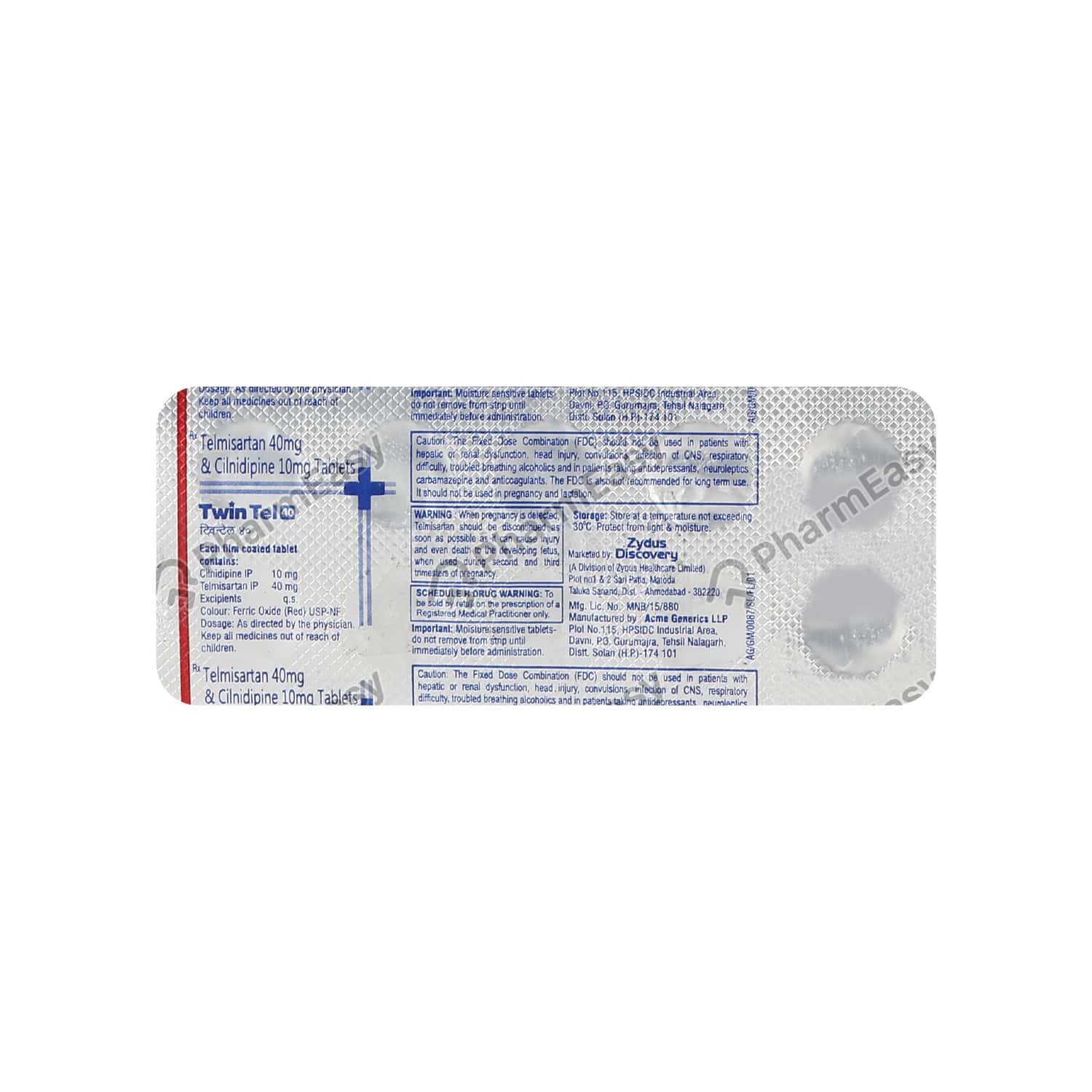 Twintel 40mg Tablet: Uses, Side Effects, Price & Dosage | PharmEasy