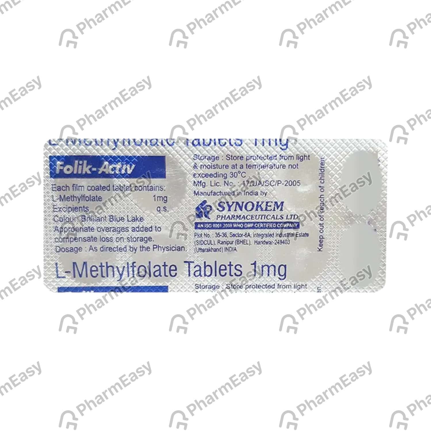 Folik 5 MG Tablet (10): Uses, Side Effects, Price & Dosage | PharmEasy