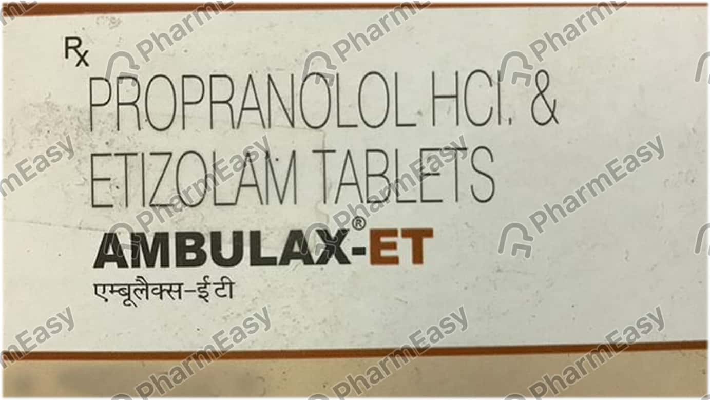 Buy Ambulax Et Tablets Online at Flat 15% OFF | PharmEasy