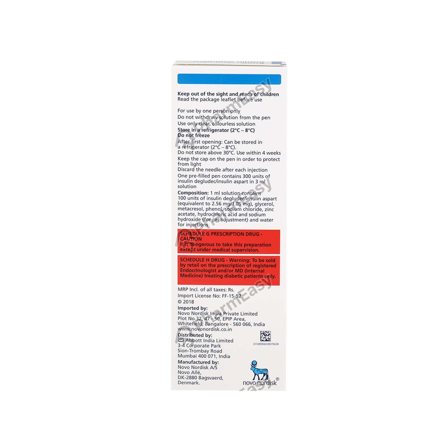 Buy Ryzodeg Flextouch 100 IU/ML Solution For Injection (3) Online at ...