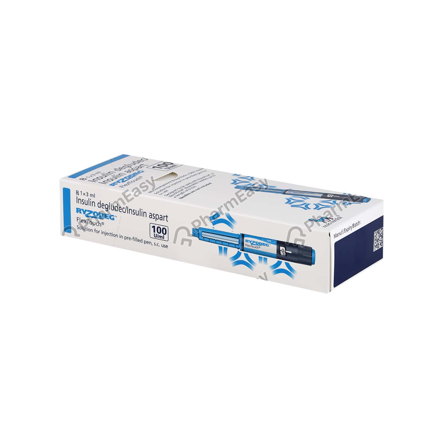 Buy Ryzodeg 100 U Solution For Injection (3) Online at Flat 18% OFF ...