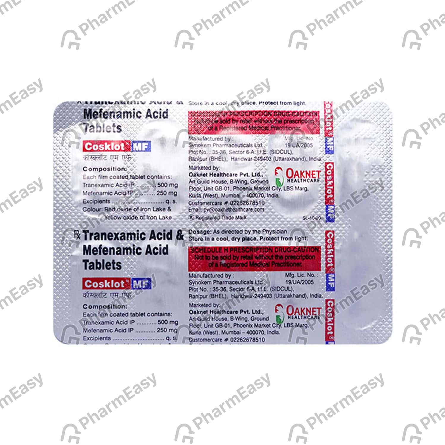 Cosklot Mf Strip Of 10 Tablets: Uses, Side Effects, Price & Dosage ...