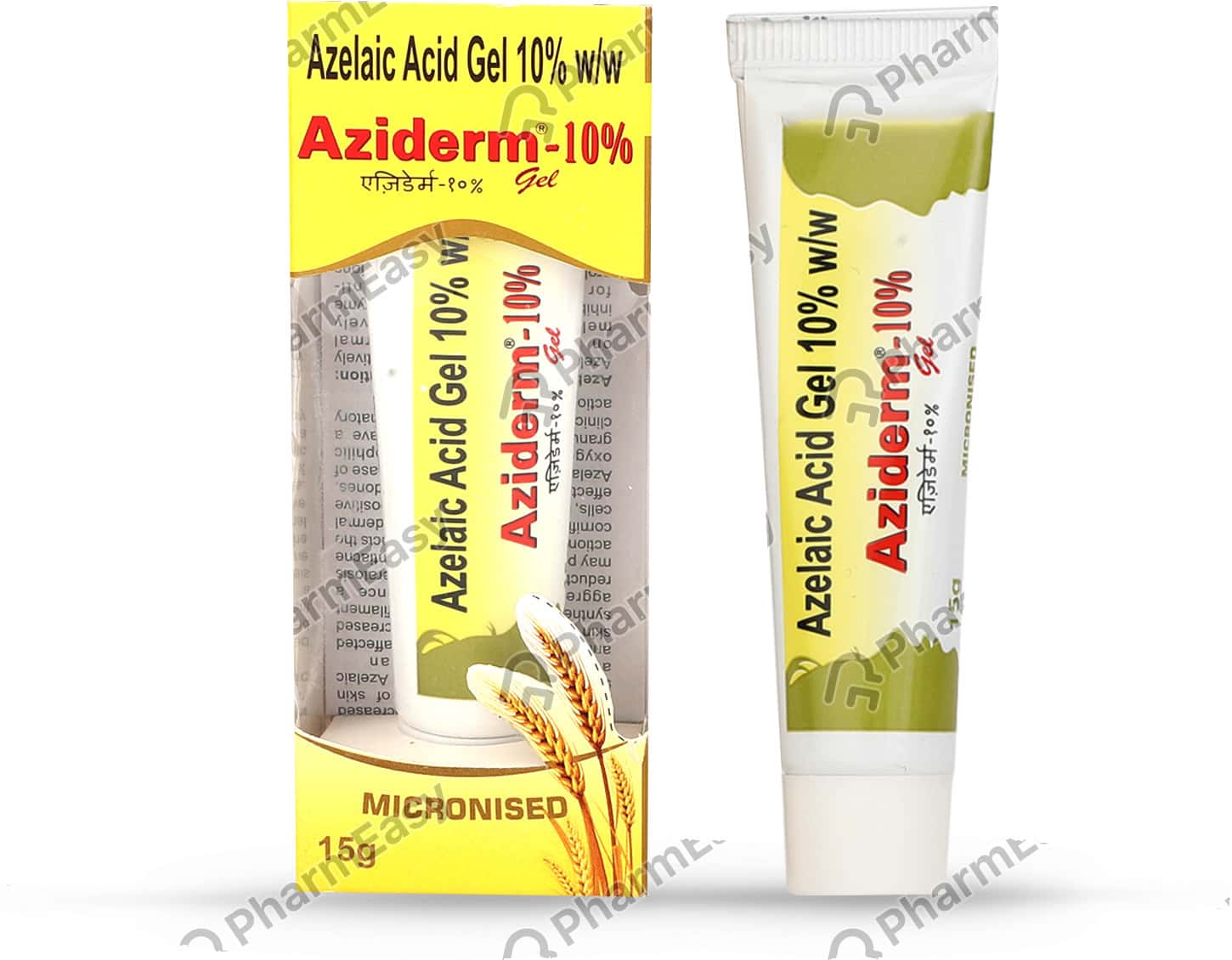 Aziderm 10 % Gel (15): Uses, Side Effects, Price, Dosage & Composition ...