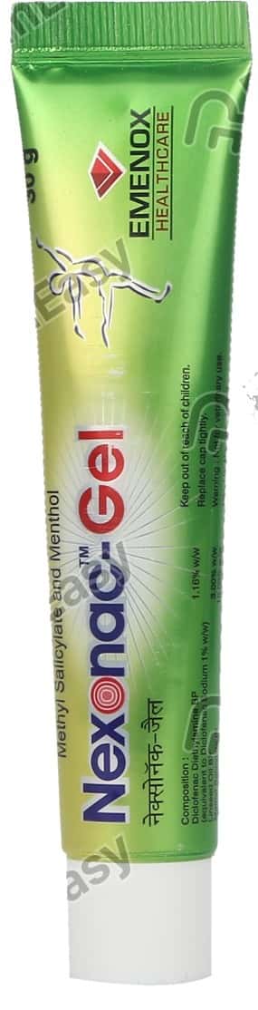 Nexonac 1 % Gel (30): Uses, Side Effects, Price & Dosage | PharmEasy