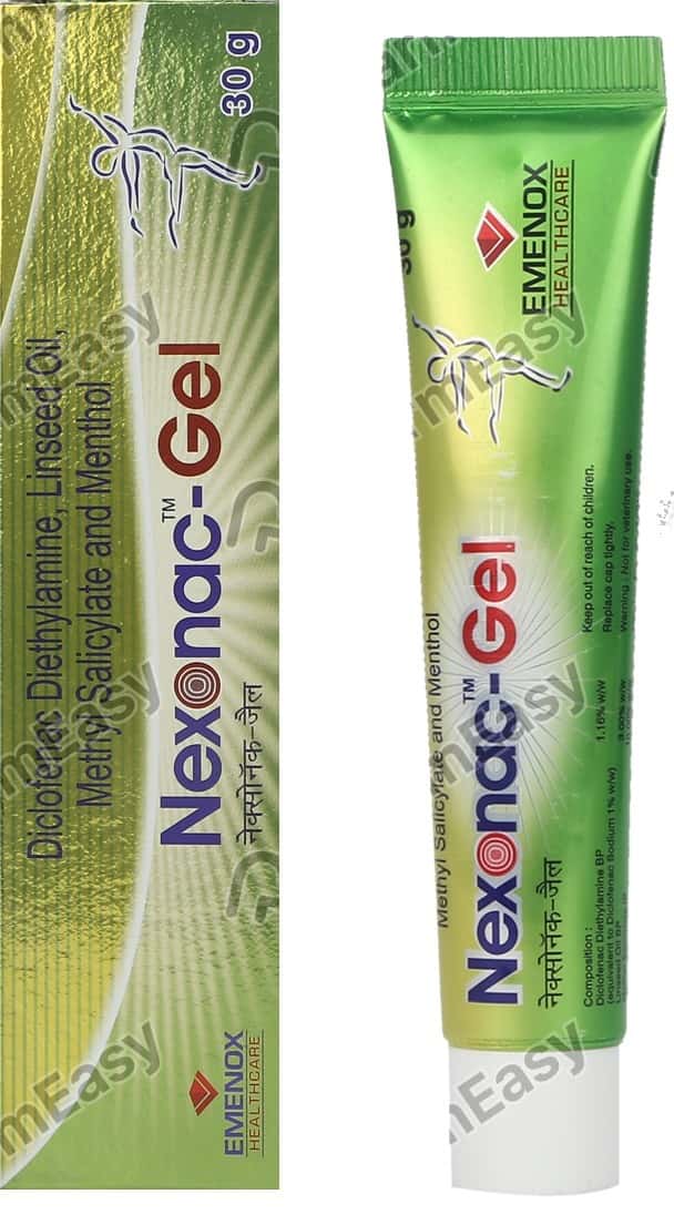 Nexonac 1 % Gel (30): Uses, Side Effects, Price & Dosage | PharmEasy