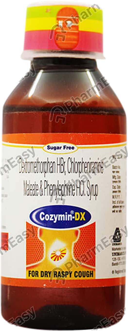 Cozymin Dx Sugar Free Bottle Of 100ml Syrup: Uses, Side Effects, Price ...