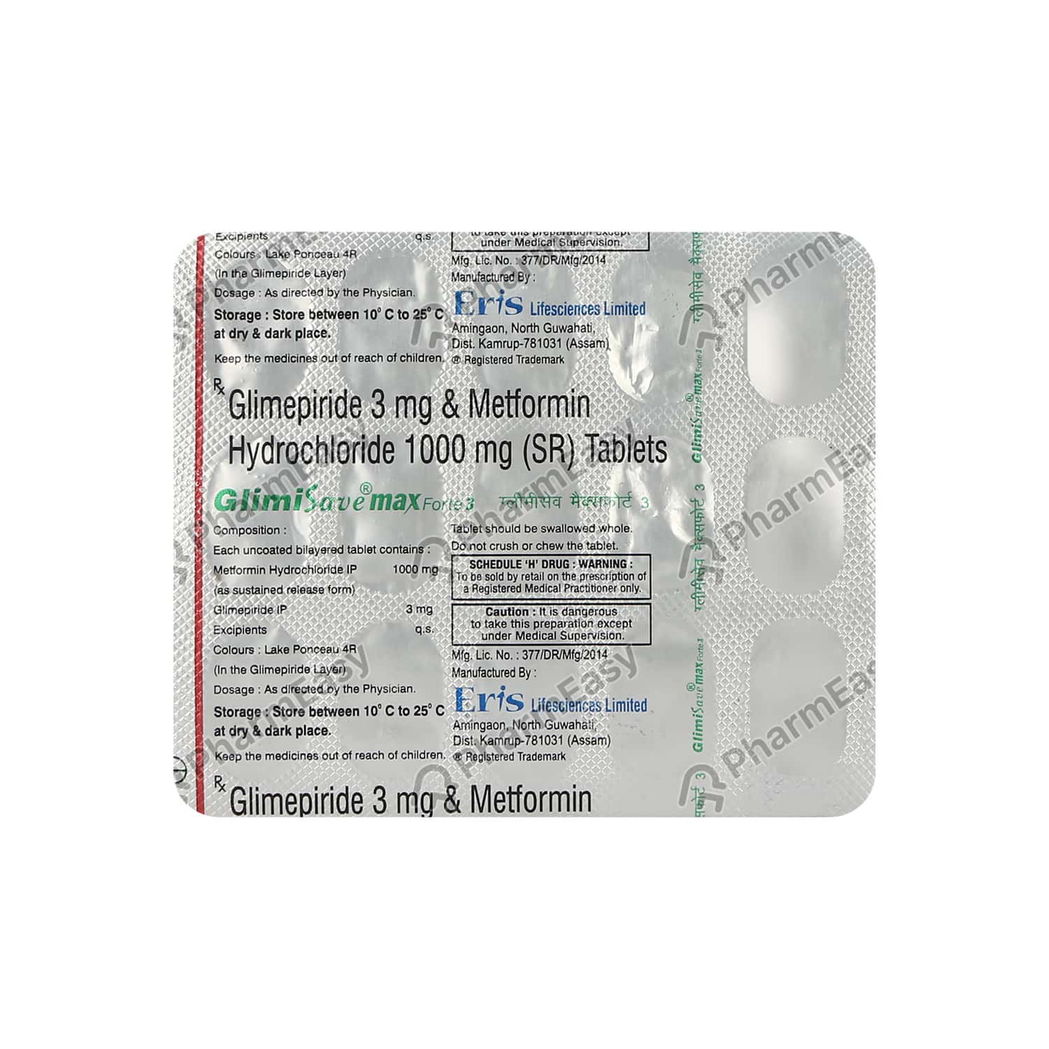 Glimisave Max Forte 3 Tab - Uses, Side Effects, Dosage, Composition ...