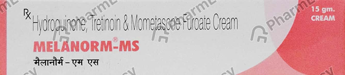 Melanorm Ms Tube Of 15gm Cream: Uses, Side Effects, Price & Dosage ...