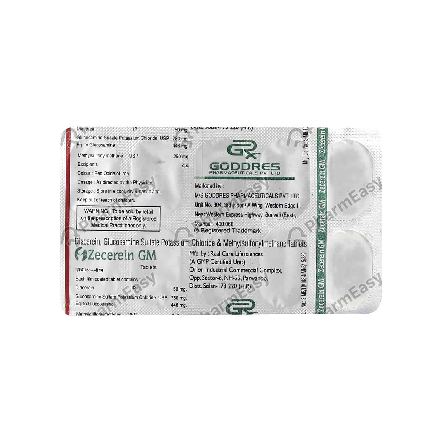 Buy Zecerein Gm Tablet Online at Flat 18% OFF* | PharmEasy