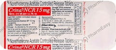Crina-NCR 15mg Tablet: Uses, Side-effects, Price, Dosage & More Info ...