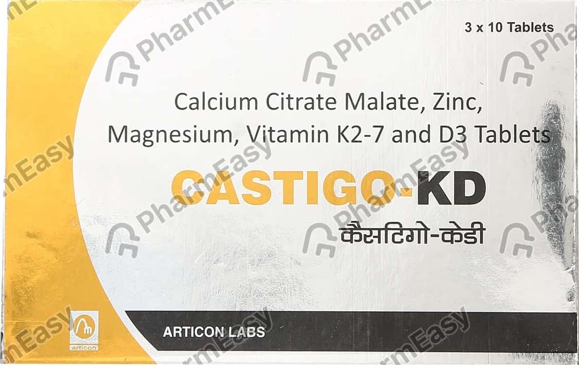 Castigo Kd Strip Of 10 Tablets: Uses, Side Effects, Price & Dosage ...